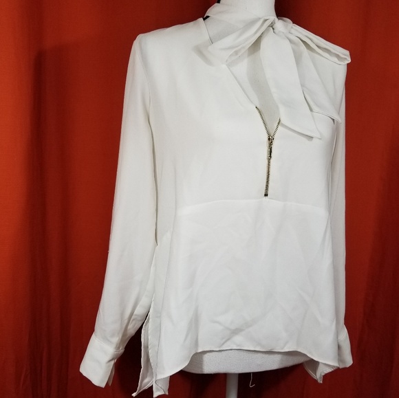 Zara | Tops | Zara Basic White Blouse Size Medium | Poshmark